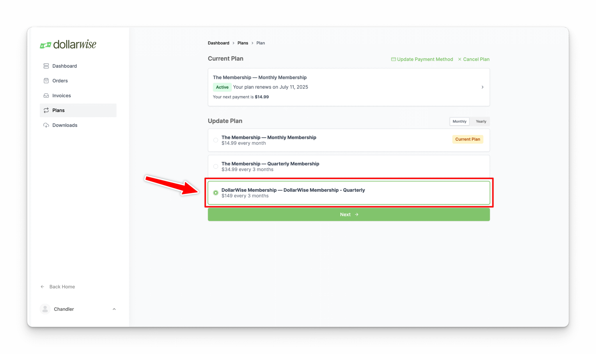 DollarWise Membership Upgrade For Existing Members – DollarWise Central